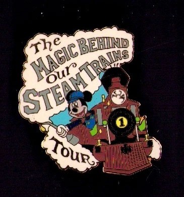 Disney The Magic Behind Our Steam Mickey Mouse Trains Tour Pin | eBay