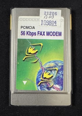 PCMCIA 56Kbps Fax Modem PC Card FM566C-KF | eBay