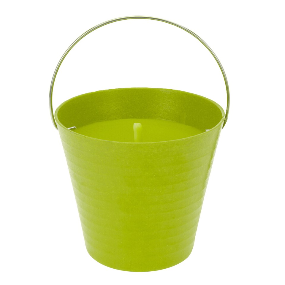 Citronella Bucket Candle Outdoor Garden Scented Fragranced Large with ...