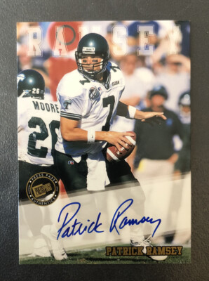 2002 Press Pass Patrick Ramsey Autograph RC Redskins | eBay