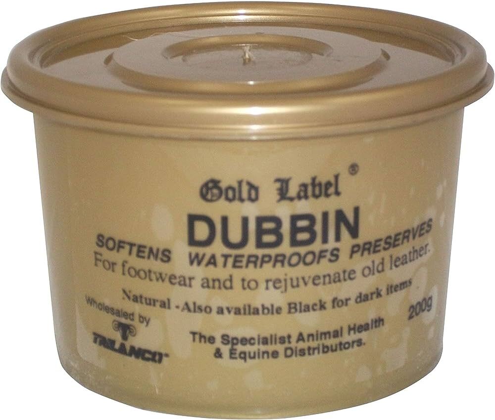 Gold Label Waterproof Wax, Dubbin Black Natural & Brown ,Hide Food ...