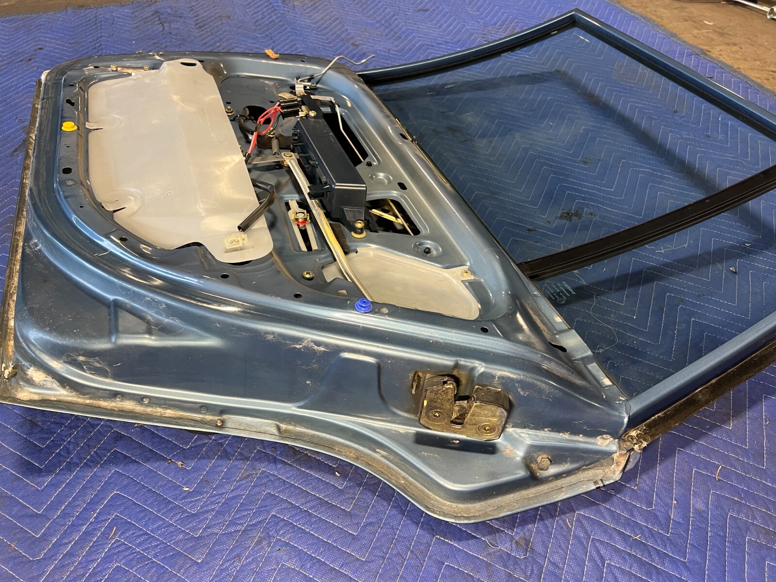1984-1989 Volvo 740 760 Sedan Blue Metallic Rear Passenger Right Door ...