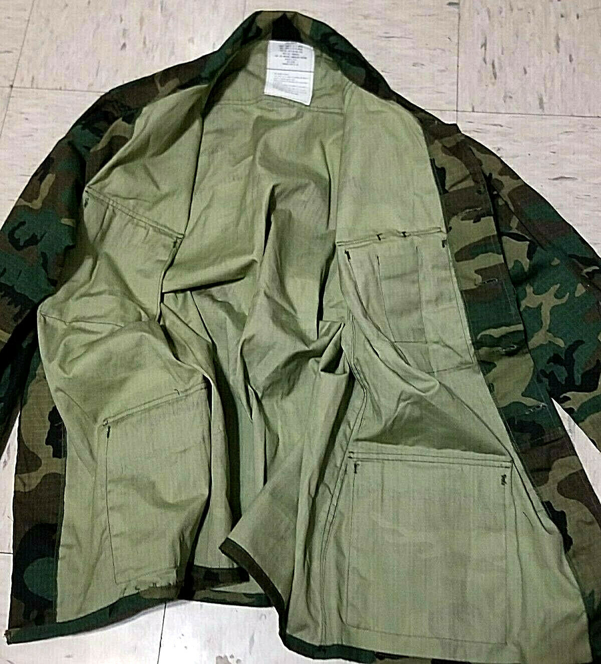 USGI BDU Jacket ERDL Pattern from 1981 Size Small Regular NOS | eBay