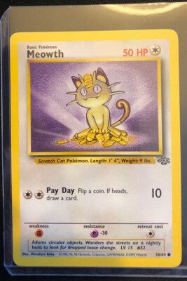 Pokemon MEOWTH card | eBay