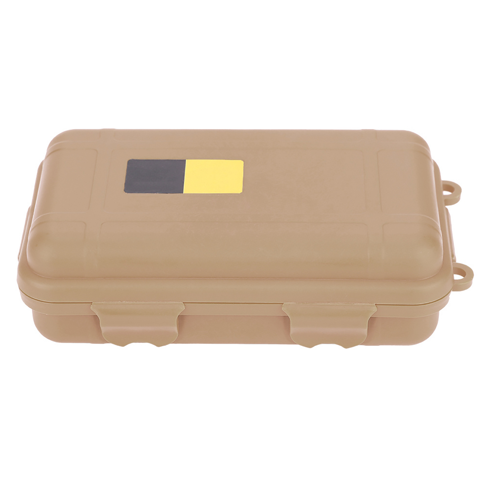 (Tan Big)EDC Outdoor Survival Waterproof Equipment Sealed Box Dustproof ...