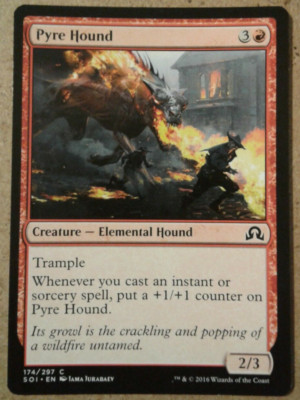 PYRE HOUND - CREATURE (Magic the Gathering card) NEAR MINT, NM [MTG] | eBay