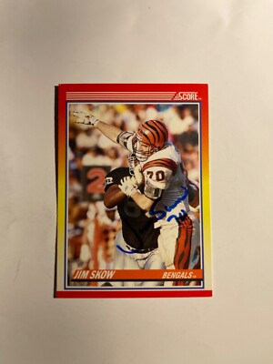 Cincinnati Bengals JIM SKOW Signed Card | eBay