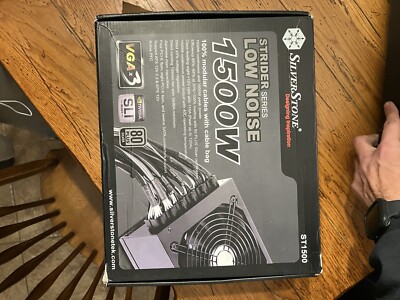 SilverStone ST1500 Strider Series 1500W 80 Plus Silver Box & Manual | eBay