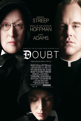 Doubt Movie Poster Meryl Streep Philip Seymour Hoffman Amy Adams | eBay