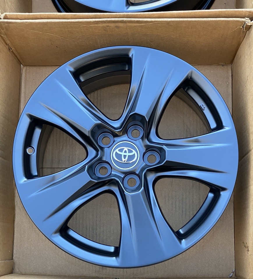17" Toyota RAV4 Factory Satin Black 2024 OEM Wheels Rims Set 4 75240 ...