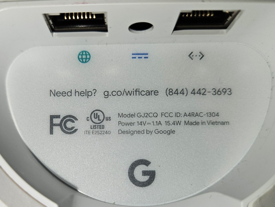 Google WiFi Mesh Router 3 Pack AC-1304 with Power Supplies | eBay