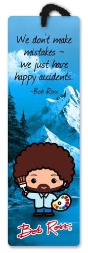 Bob Ross Happy Accidents 2.25 x 7.25 Inch Paper Bookmark 681410196059| eBay