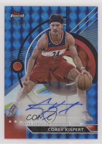 2023 Topps Finest Blue Geometric Refractor 75/99 Corey Kispert #FA-CK ...