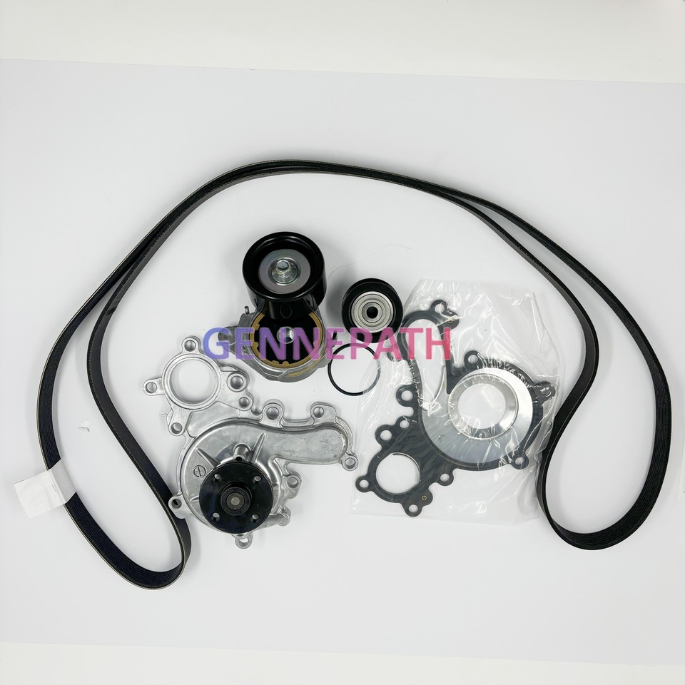 NEW For Toyota Tundra 16620-0S012 Drive Belt Tensioner Pulley Water ...