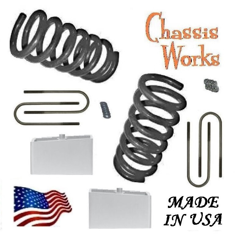 2004-2012 Colorado Canyon 3" Drop Coils Lowering Springs 3" Blocks ...