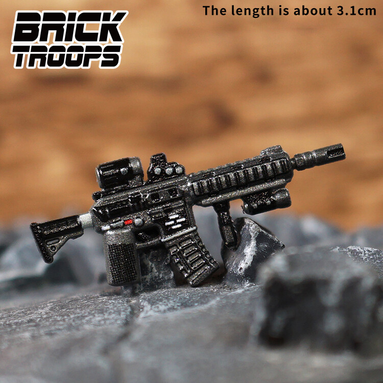 Custom M4 Rifle Variants for Minifigures -Pick Color!- NEW Brick Troops ...
