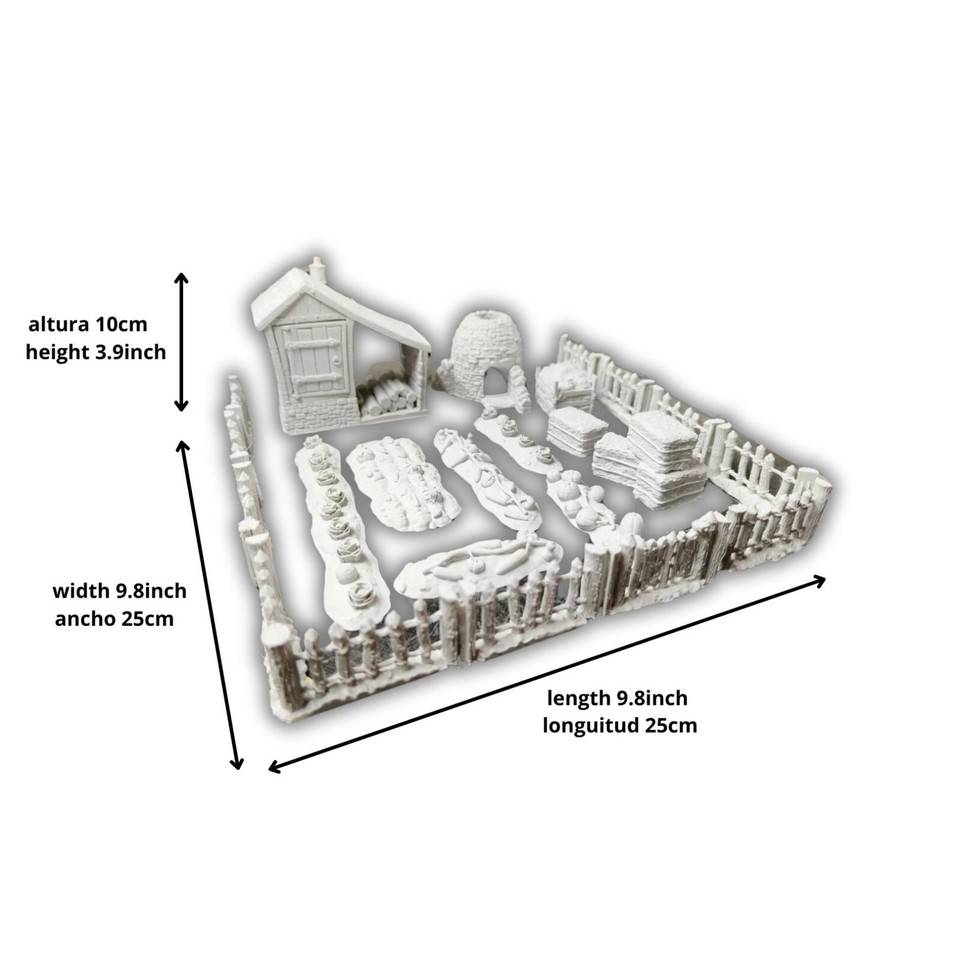Diorama Orchard farm 1:35 scale Models Kits Building DIY wargame ...