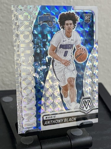 2023-24 Panini Mosaic Anthony Black Rookie Introductions White Prizm ...