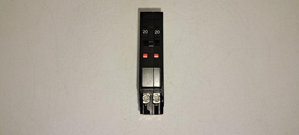 Square D QOT2020 2-20 Amp 120/240V Single Pole Tandem Circuit Breaker ...
