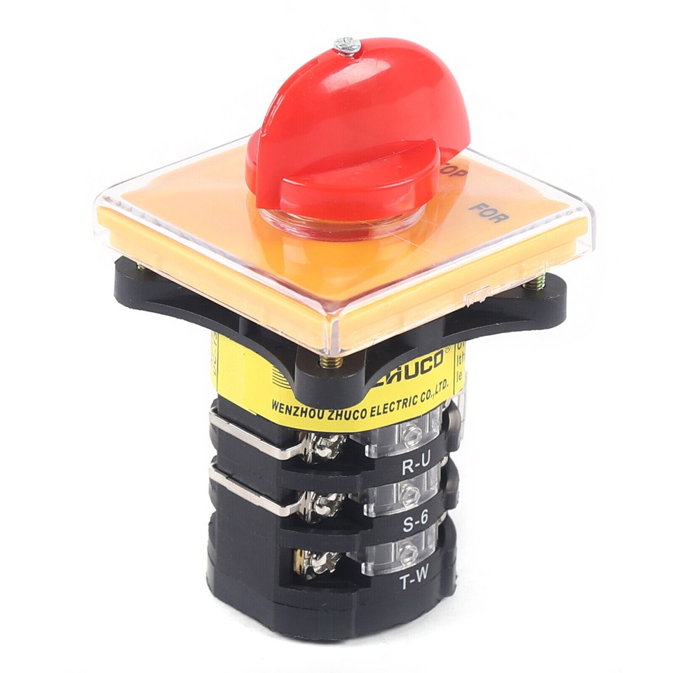 Bridgeport Milling Machine Switch 3 Phase AC Motor Forward Reverse Mill ...