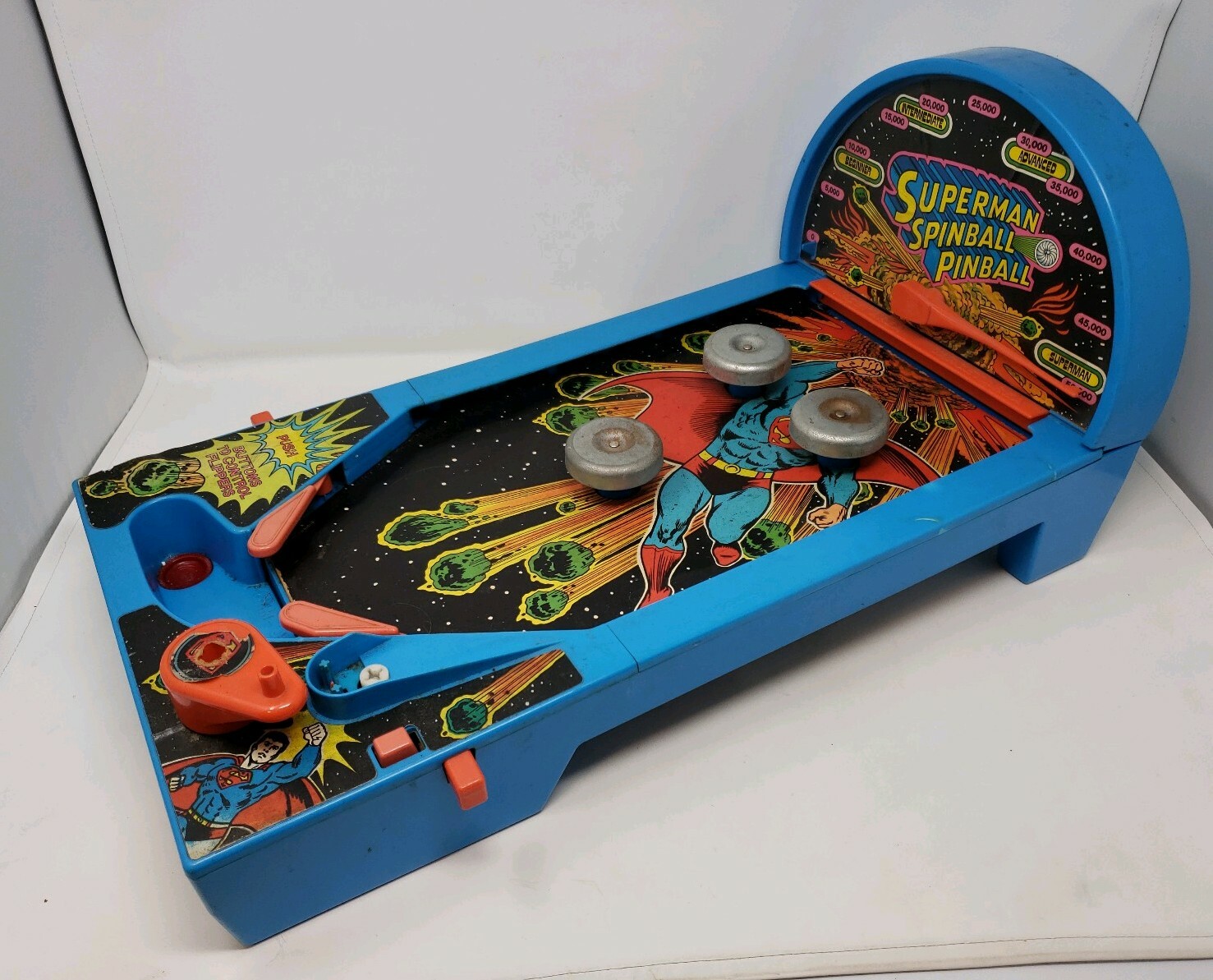 SUPERMAN SPINBALL PINBALL MATTEL VINTAGE 1978 GAME | eBay
