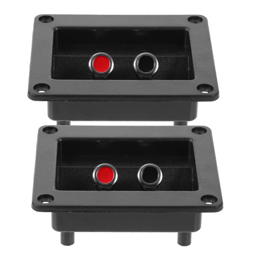 2 Pcs Connector Speaker Terminals Junction Box Connectors Blocks Socket ...