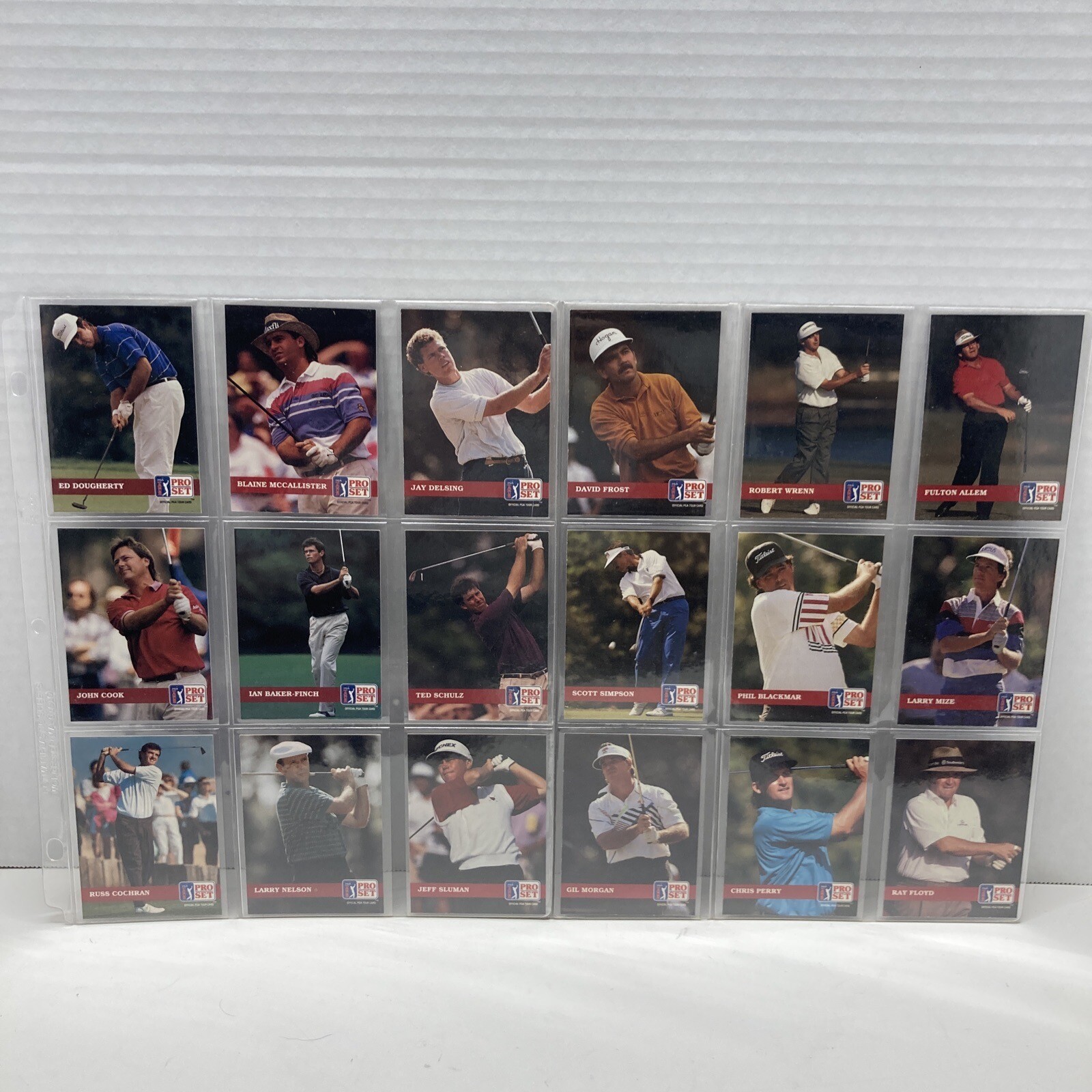 1991 PGA Tour Pro Set With Binder And 400 Golf Player Cards . Too Many ...