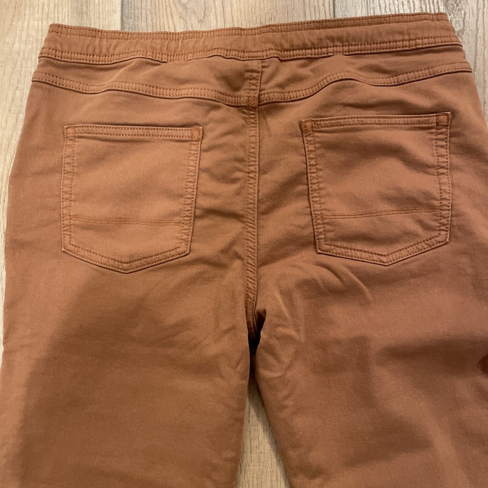 Boys Super Stretch Pull-on Taper Fit Jogger Jeans Cat & Jack Brown Size ...