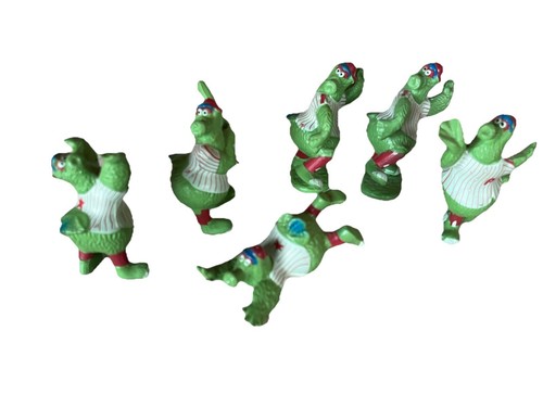(5) Phillie Phanatic Mini Figures Philadelphia Phillies 1987 | eBay