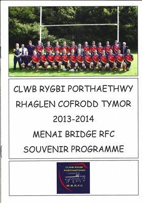 Menai Bridge Rugby Club ( RFC ) Wales 2013 - 2014 generic season ...