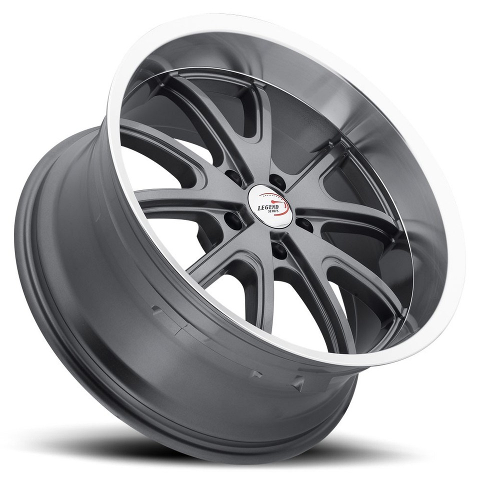 20x8.5 +10 F, 20x9.5 +12 R, Vision 143 Torque 5x5.0 Gunmetal Wheels ...