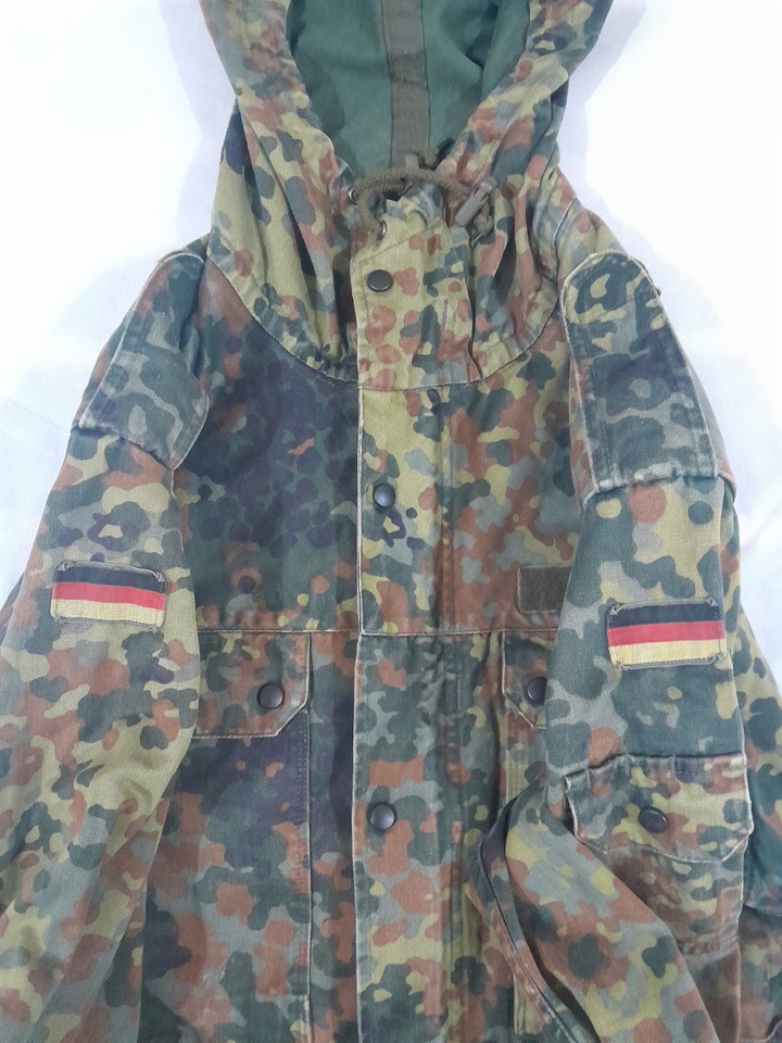 Germany Military Jacket Flecktarn Camouflage Size XL Camo Military ...