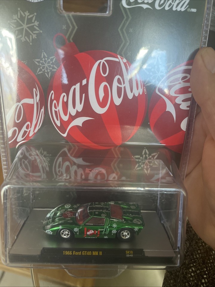 M2 Machines Coca-Cola Set 3 Cars 66 Ford MKII 69 Dart Swinger 65 Shelby ...