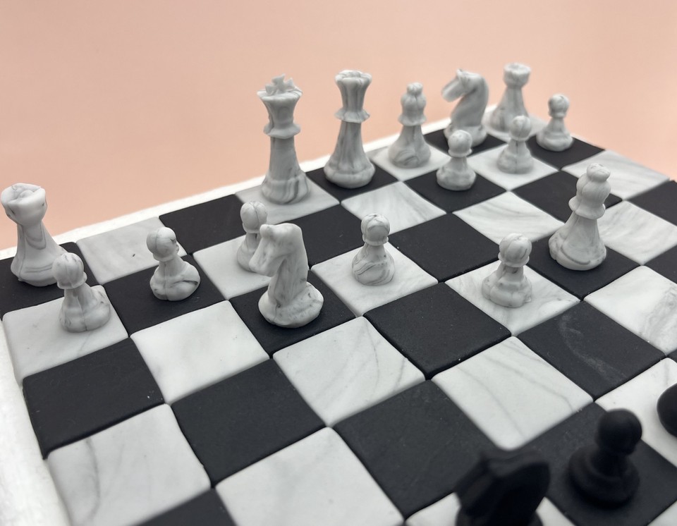 Chess Pieces Edible Icing Cake Toppers Cupcake Toppers | eBay UK