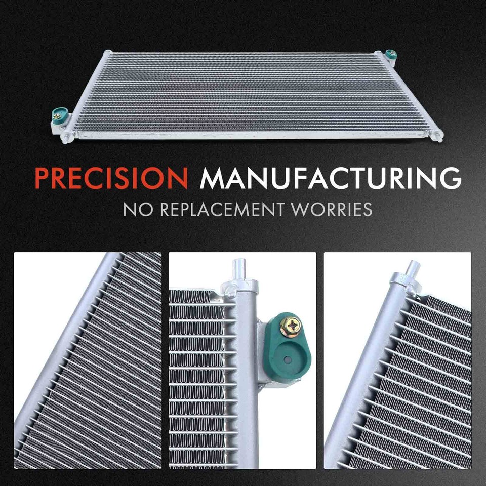 New 2x AC Condenser & Cooling Fan Assembly Kit for Honda Accord 1998 ...