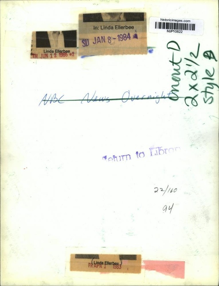 1983 Press Photo Linda Ellerbee and Bill Schechner on NBC News ...