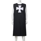 Medieval Warrior Crusaders Knight Tunic CAPE Cloak Robe LARP Cosplay ...