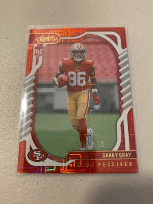 2022 Absolute Danny Gray Red Squares Rookie Card RC #/499 49ers | eBay