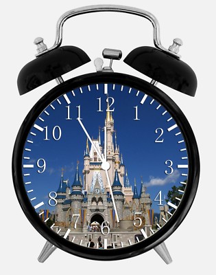 Disney Castle Alarm Desk Clock 3.75" Home or Office Decor W317 Nice For ...
