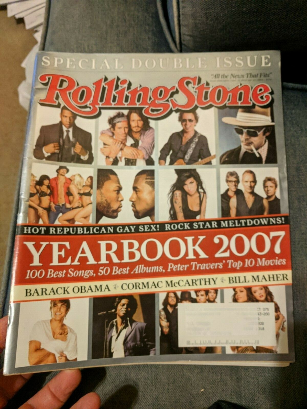 Rolling Stone Magazine 2007 Yearbook Bruce Springsteen Amy Winehouse ...