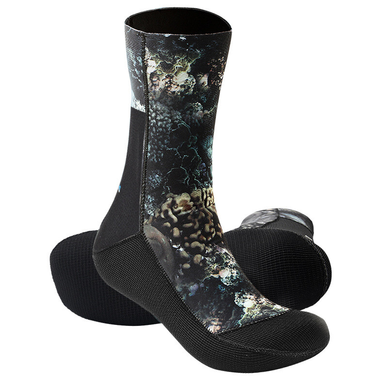 3-5mm Camouflage Neoprene Anti-slip Beach Boots Waterproof Quick-Dry ...