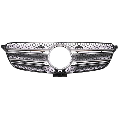 Grille Chrome Shell and Insert For 16-18 Mercedes Benz GLE350 GLE400 ...