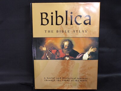 Biblica: The Bible Atlas Book w/Cover Jacket - No CD | eBay