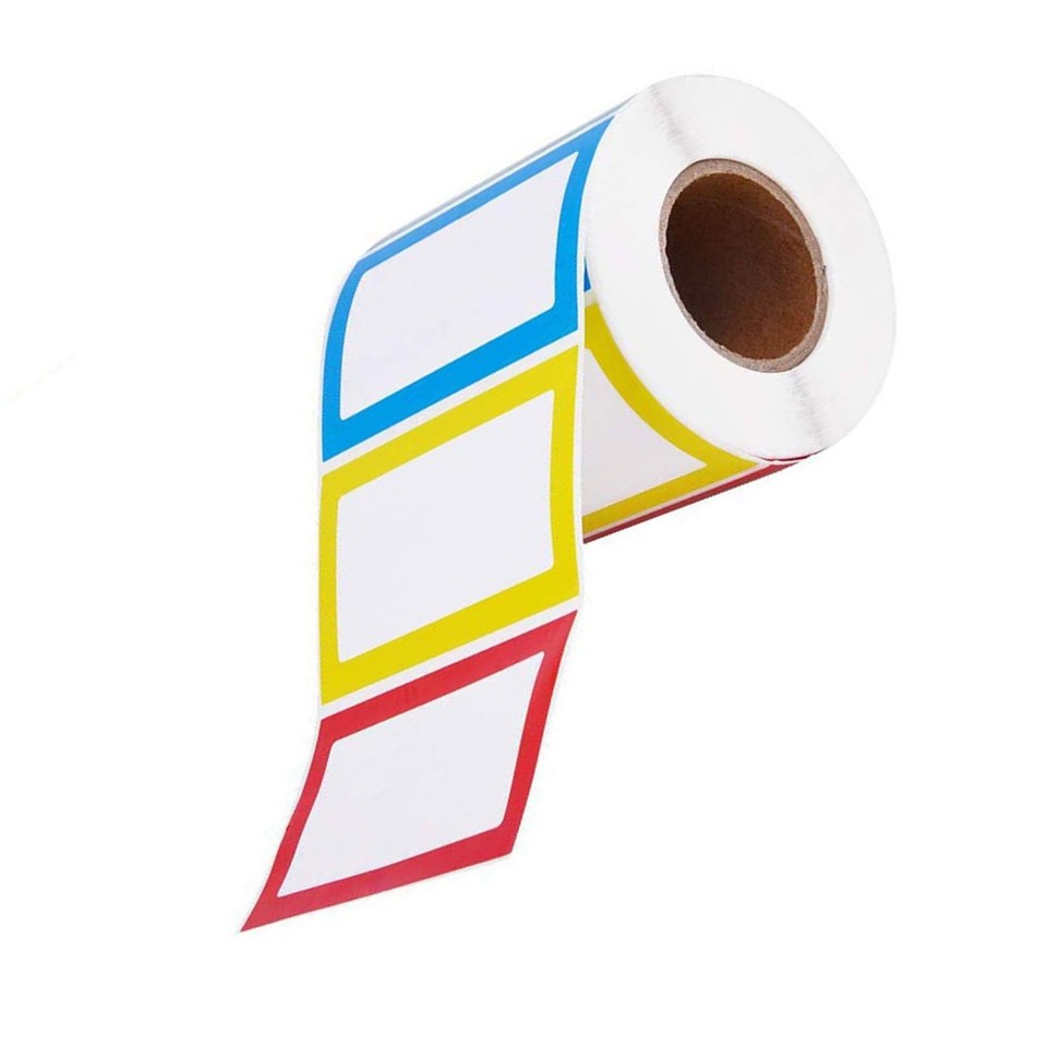 150 Pcs Name Stickers Colorful Paper Label Stickers for Office School ...