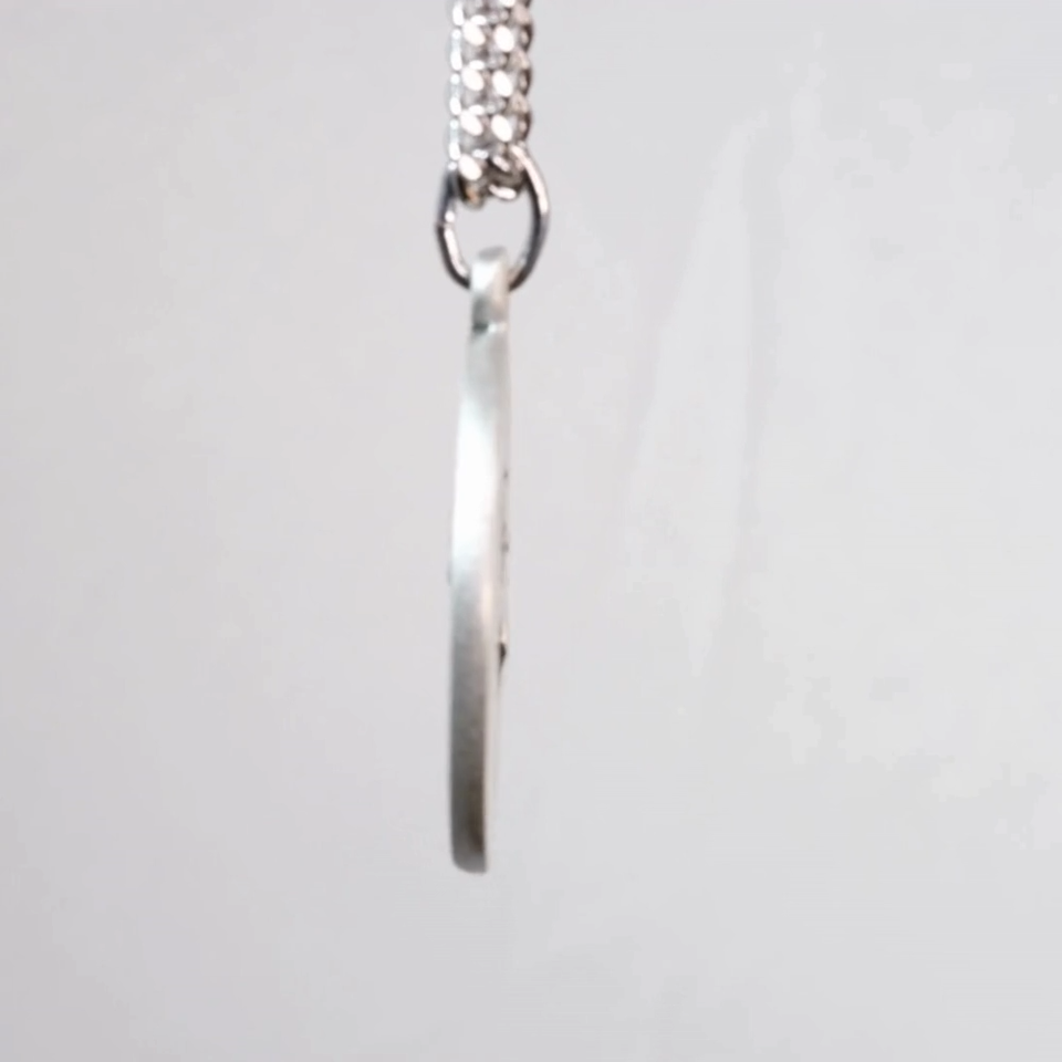 Sterling Silver Pope Saint John Paul II Medal Pendant Necklace 24 ...