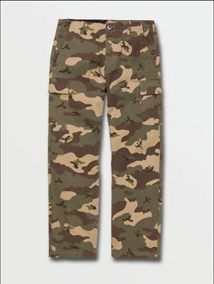 NEW Volcom Men's March Army Camouflage Cargo Pants - Size 33 | eBay