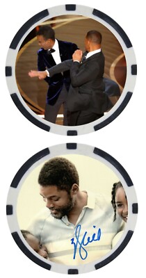WILL SMITH - SLAP - CHRIS ROCK - BEST ACTOR - POKER CHIP - ***SIGNED ...