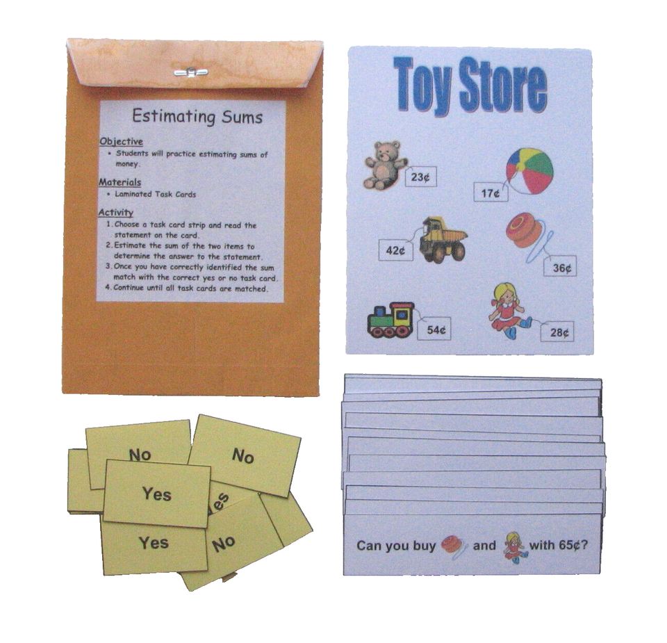 Teacher Depot Education Math Center Learning Resource Game Estimating ...
