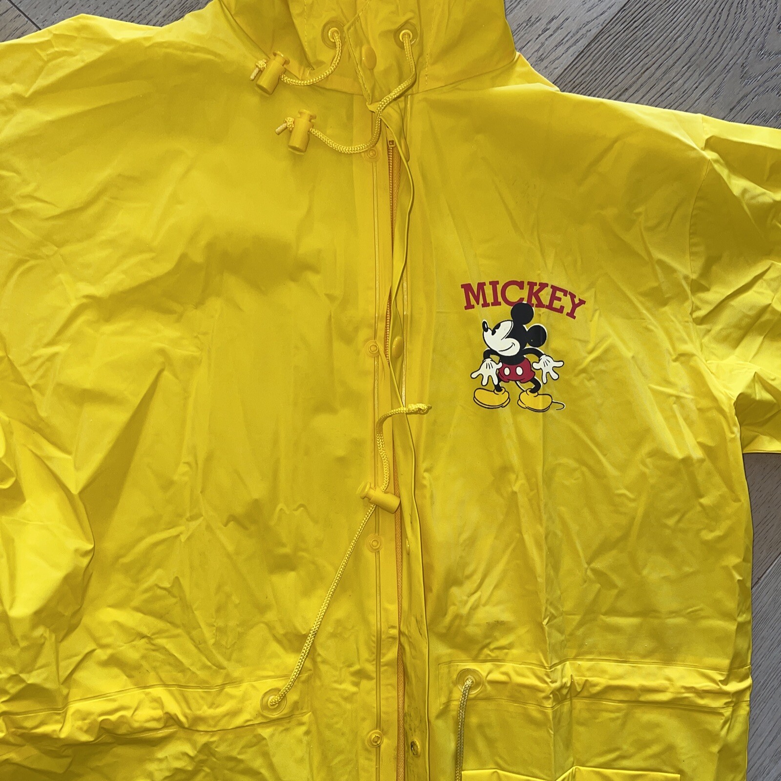 Rain Jacket - Vintage Disney Mickey Mouse Rain Coat … - Gem