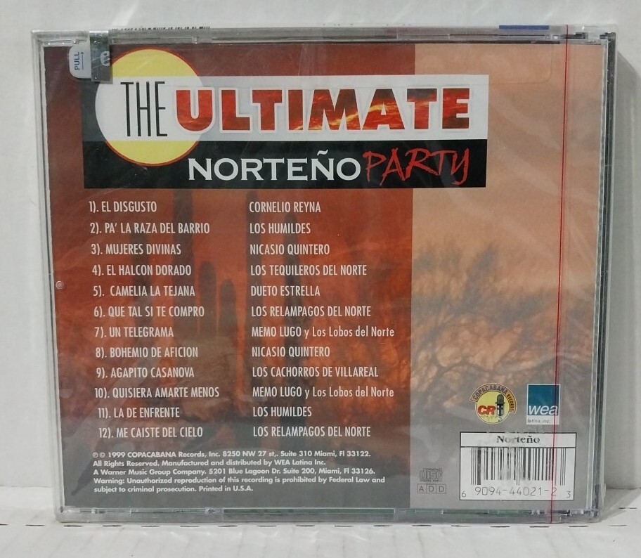 The Ultimate Norteno Party by Various Artists 1999 (CD 690944402123 ...